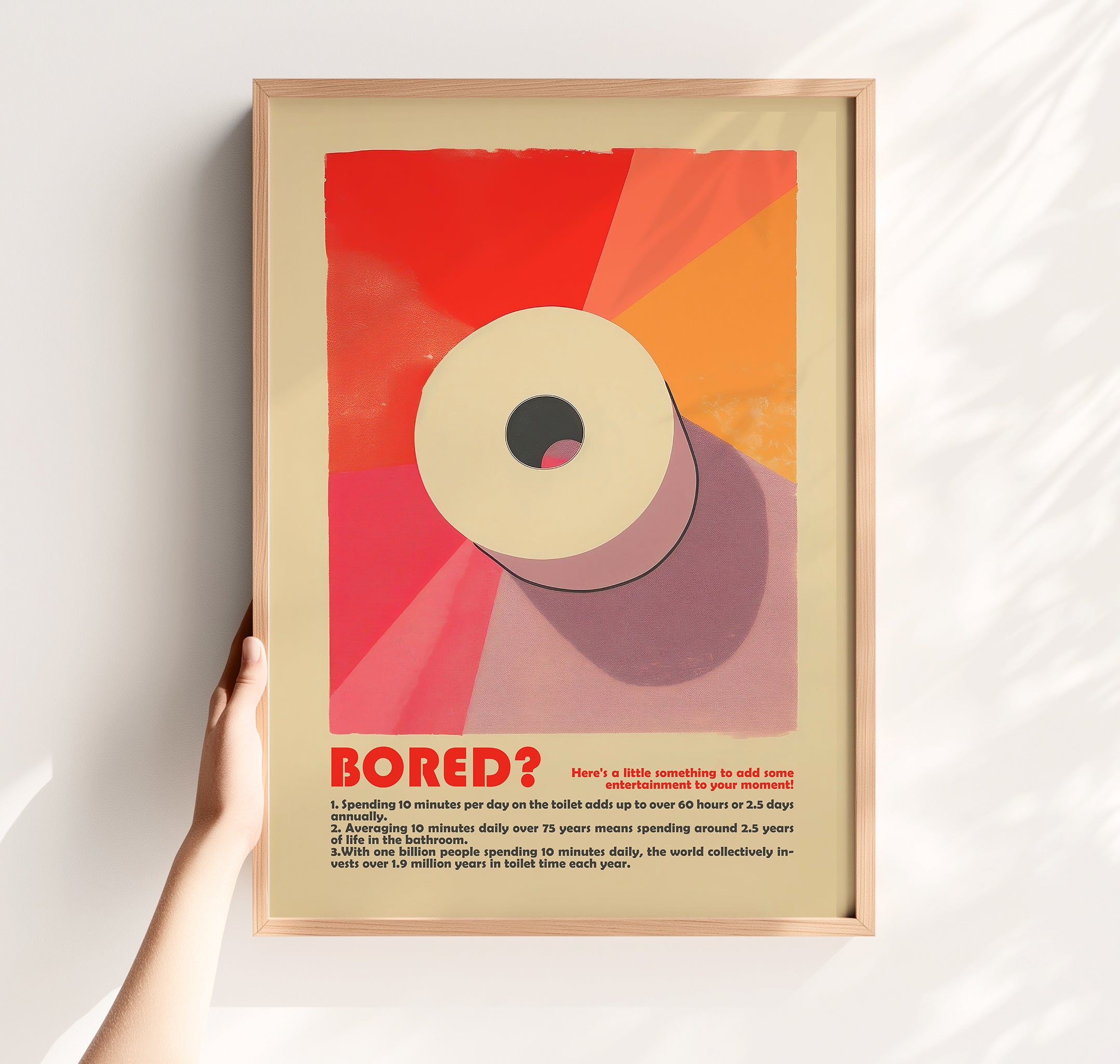 Bored? Funny Toilet Poster – AnnoyingSeagull